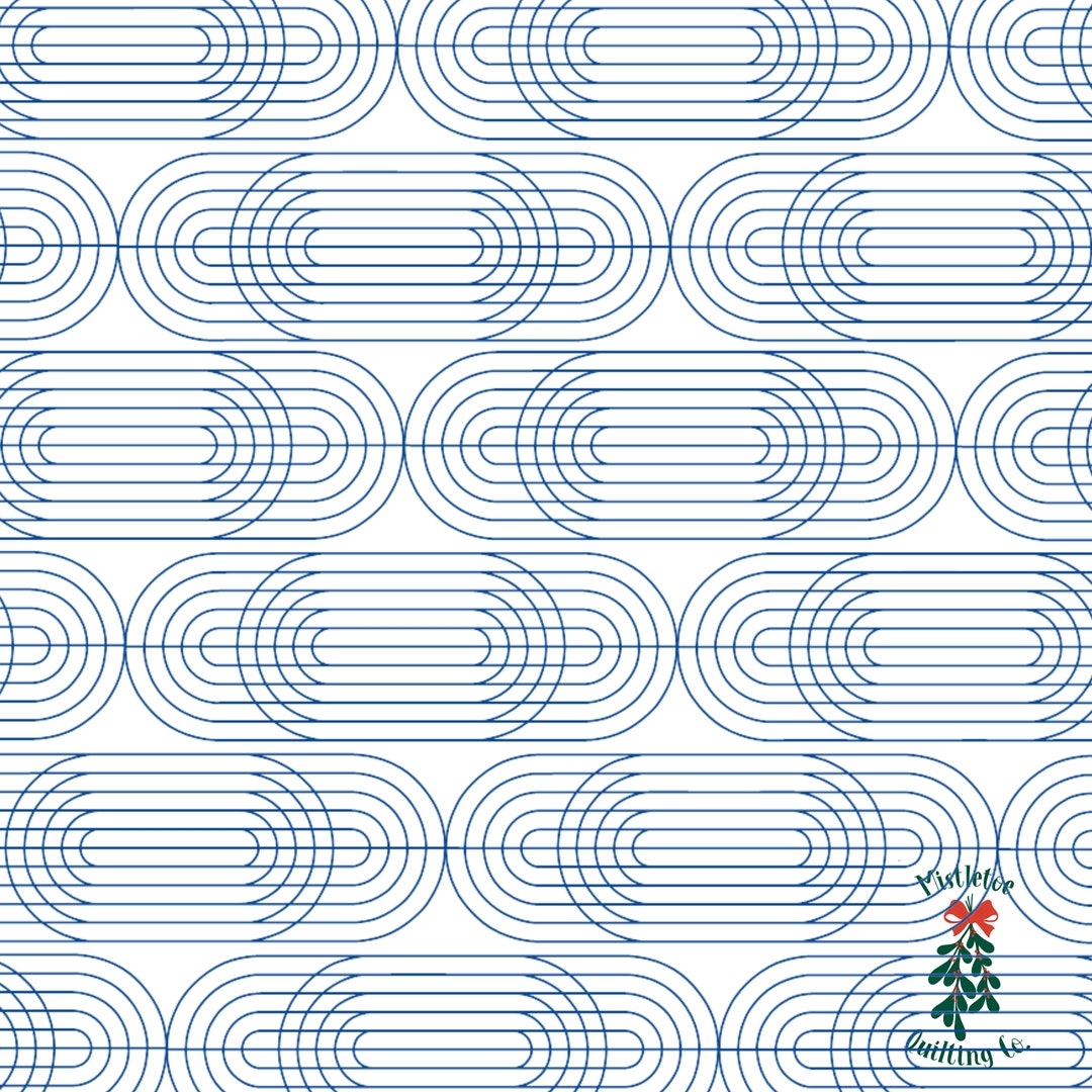 Interwoven Digital Edge-to-edge Quilting Pattern for Longarm Quilting ...