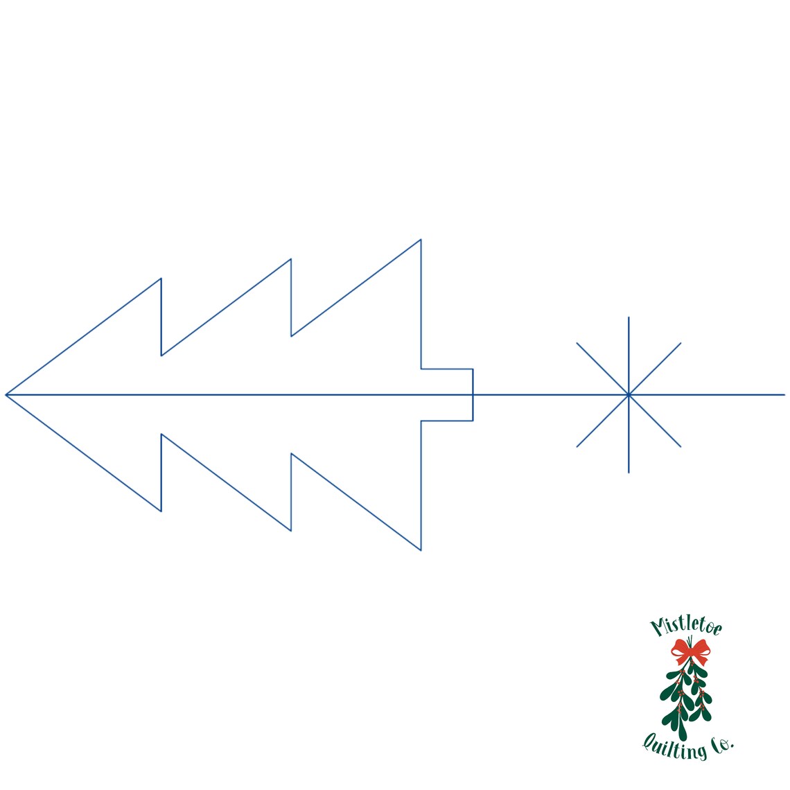 Trim the Tree (**PLEASE READ DESCRIPTION) Digital Edge-to-edge Quilting ...
