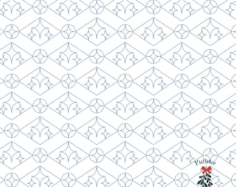 Floral Vine Digital Edge to Edge Quilting Pattern for Longarm Quilting ...
