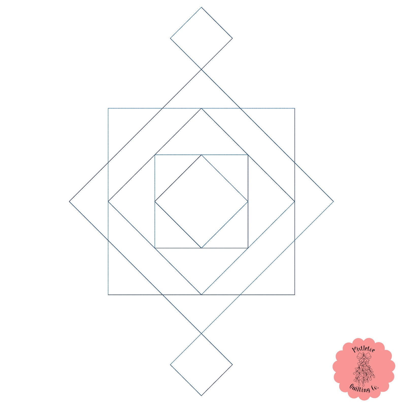 Hour Glass, Quilter's Cabin, Vortex, & Table Top - Digital Edge-to-edge ...