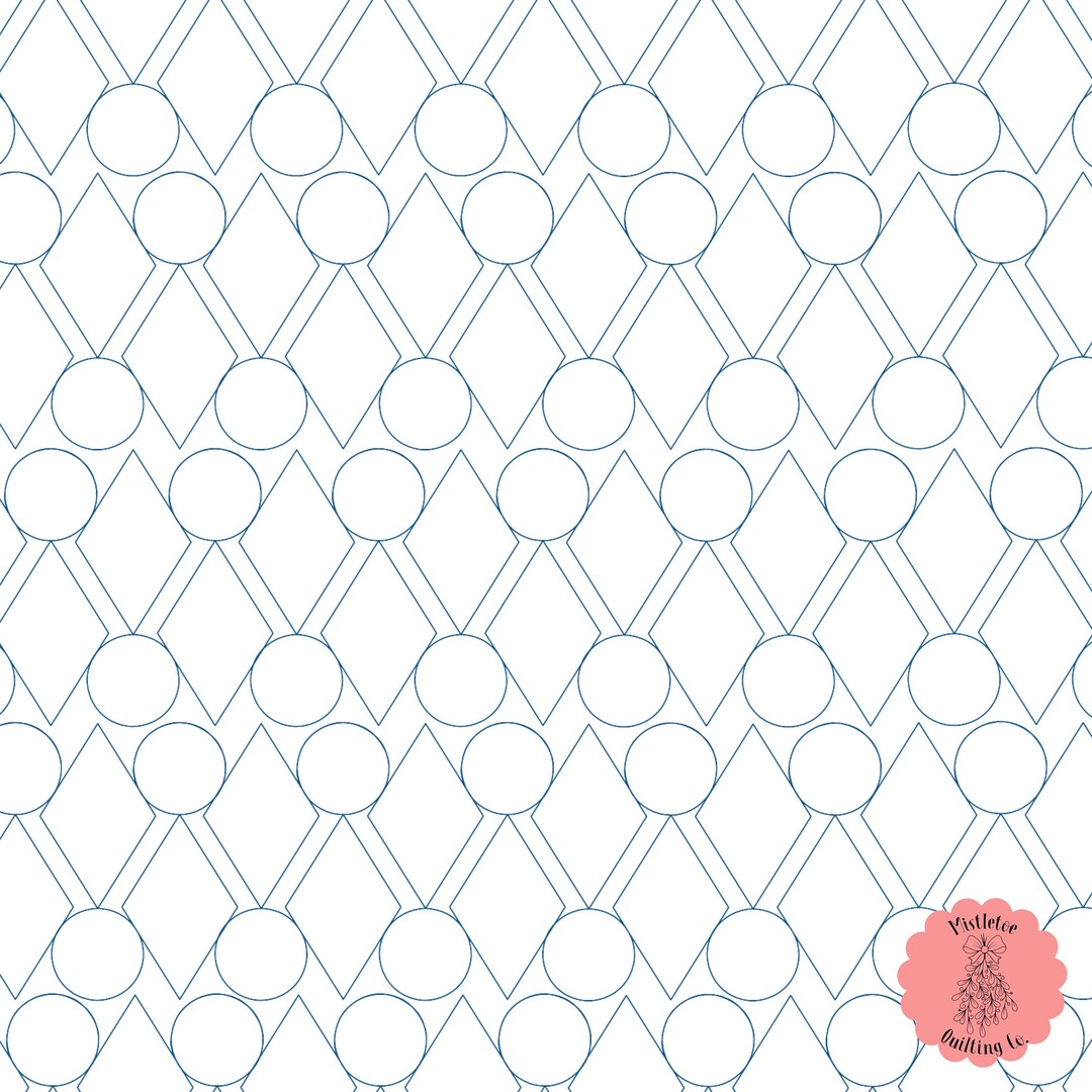 On Point Digital Edge-to-edge Quilting Pattern for Longarm Quilting - Etsy