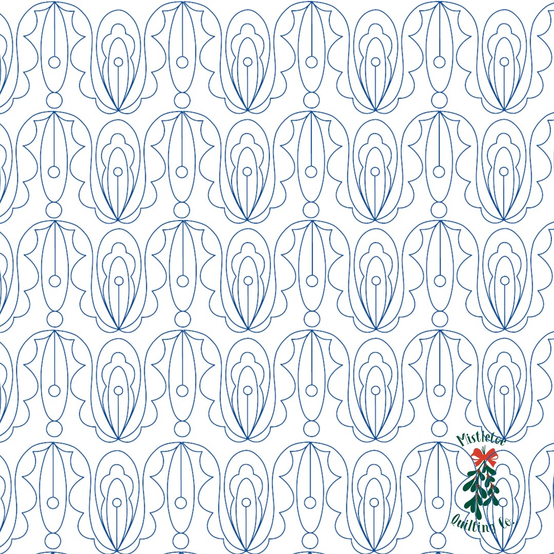Elegance #4 Digital Edge-to-edge Quilting Pattern for Longarm Quilting ...