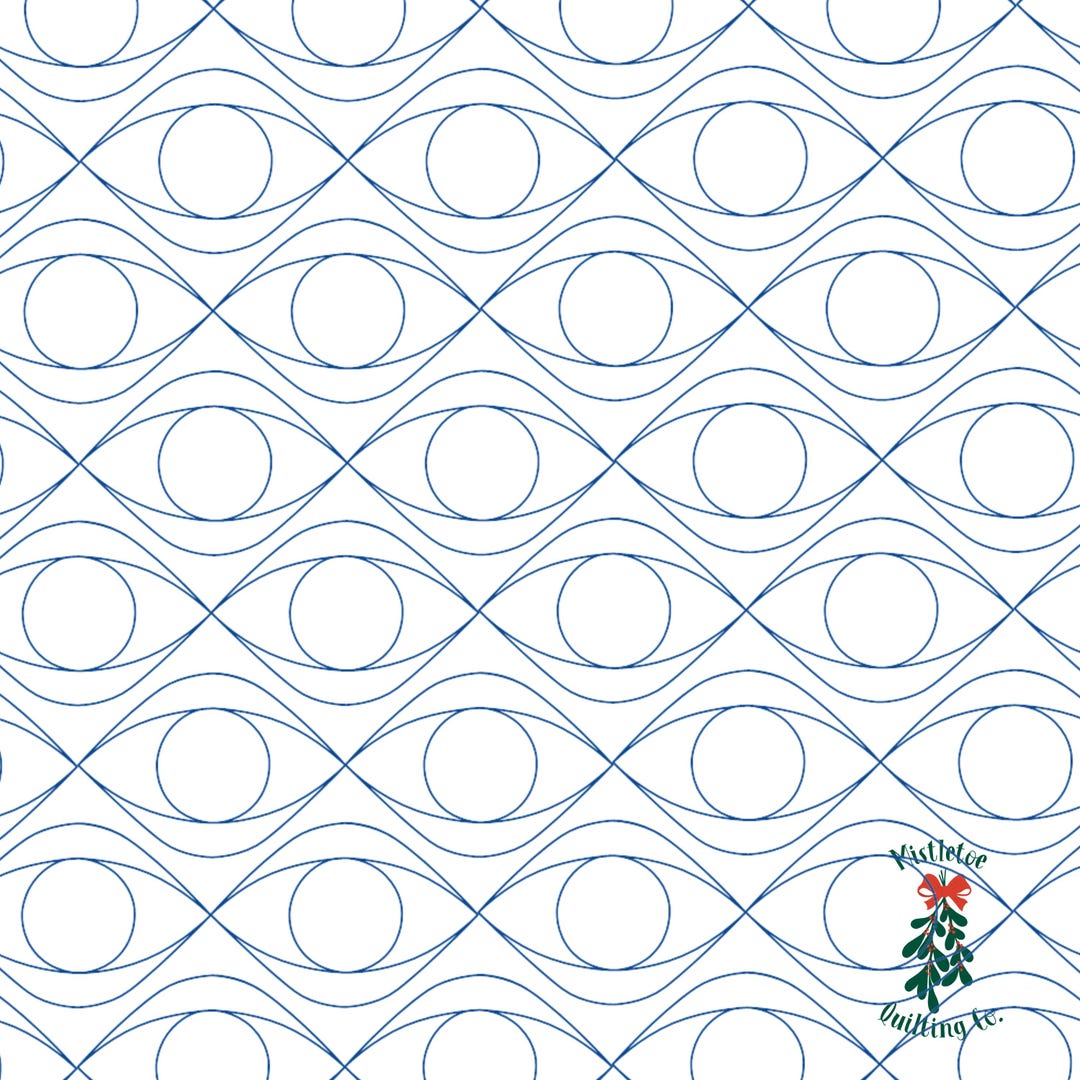 Waves Digital Edge-to-edge Quilting Pattern for Longarm Quilting - Etsy
