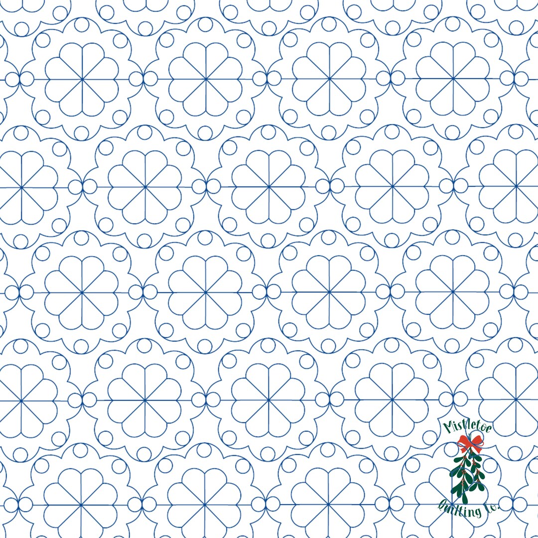 Vintage Lace Digital Edge-to-edge Quilting Pattern for Longarm Quilting ...