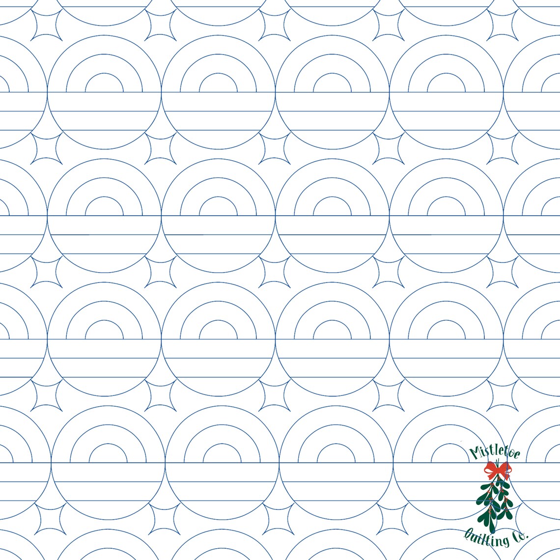 Sunset Digital Edge-to-edge Quilting Pattern for Longarm Quilting - Etsy