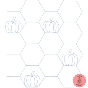 Pumpkin Patch Digital Edge-to-edge Quilting Pattern for Longarm Quilting - Etsy