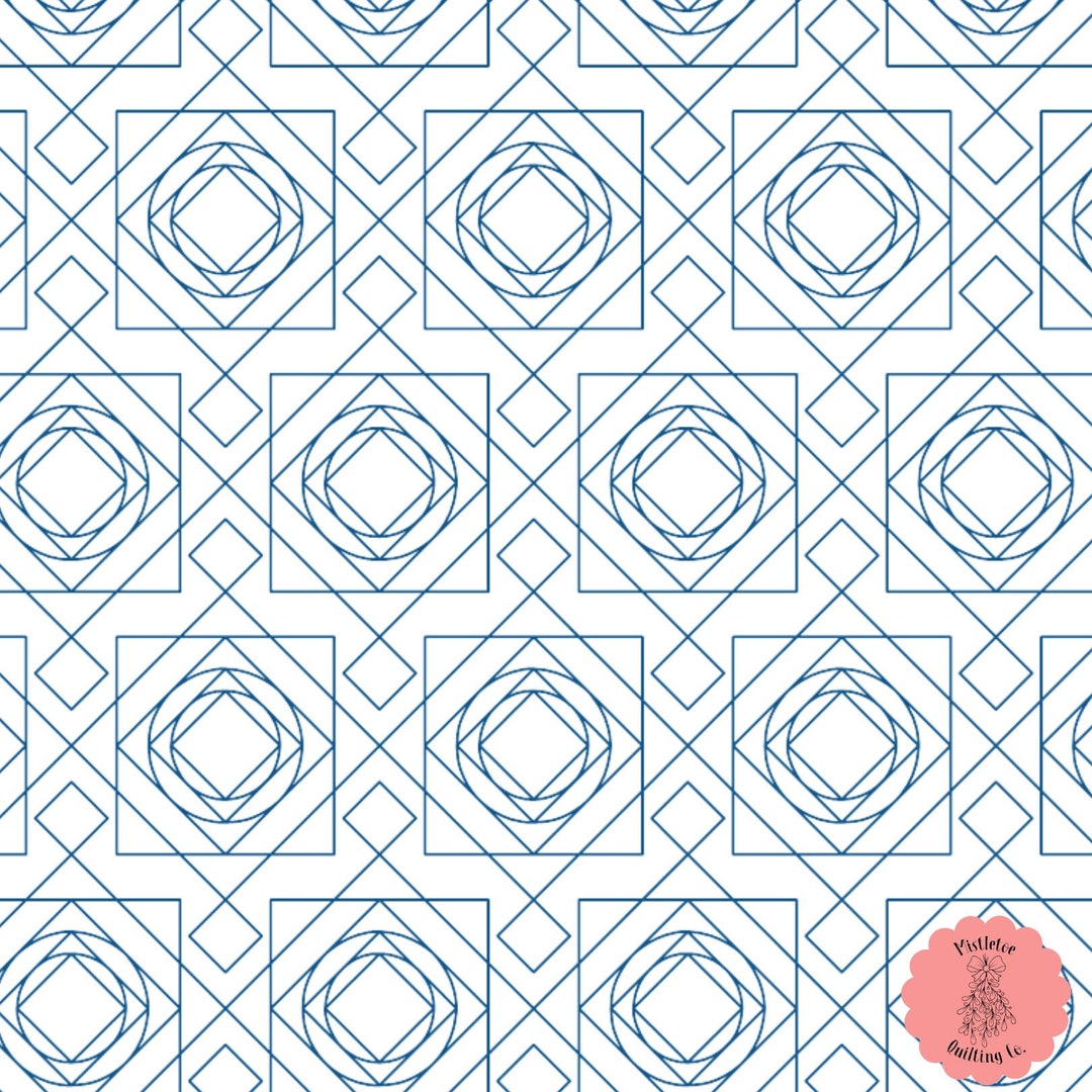 Vortex Digital Edge-to-edge Quilting Pattern for Longarm Quilting - Etsy