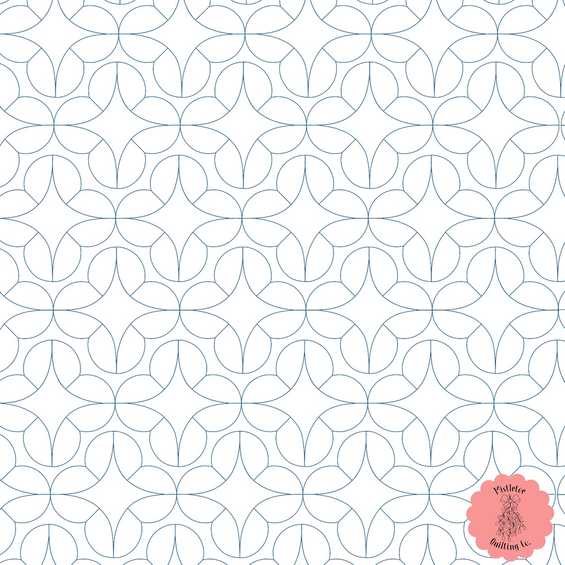 Mirrors 1 & 2 Digital Edge-to-edge Quilting Pattern for Longarm ...