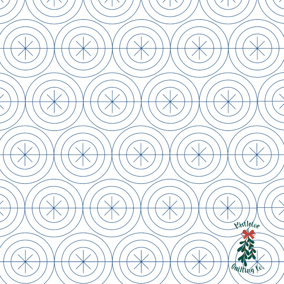 Peppermint Digital Edge-to-edge Quilting Pattern for Longarm Quilting ...