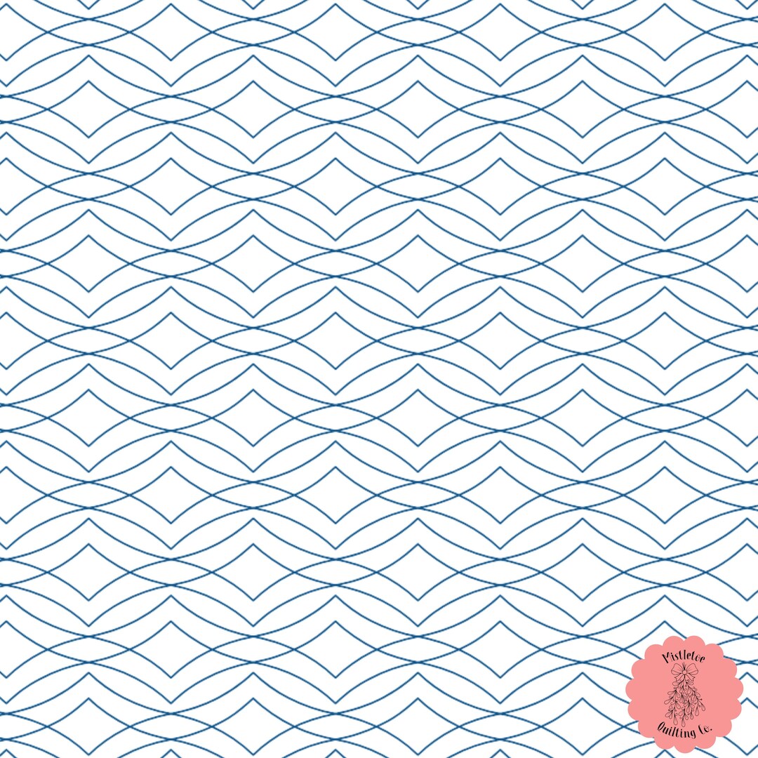 Vibrations Digital Edge-to-edge Quilting Pattern for Longarm Quilting ...