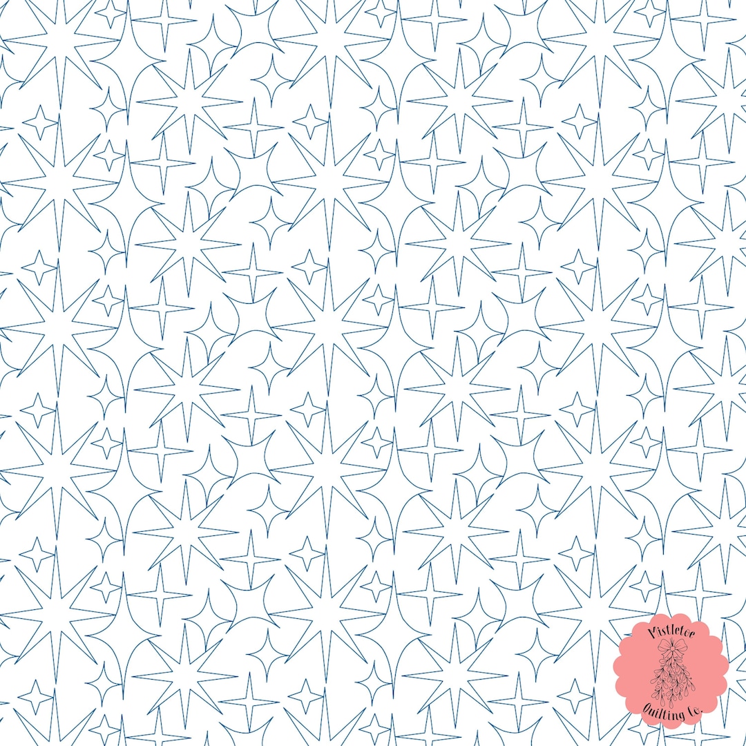 Stellar Digital Edge-to-edge Quilting Pattern for Longarm Quilting - Etsy