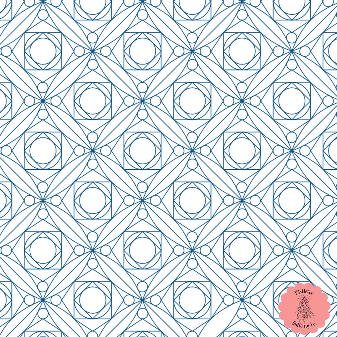 Cosmos Digital Edge-to-edge Quilting Pattern for Longarm Quilting - Etsy