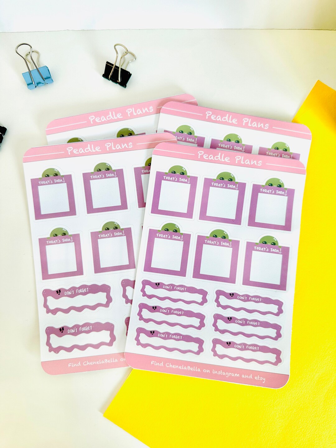 Pretty Cute Kawaii Style Planner Stickers, Sticker Sheet, Good Quality ...