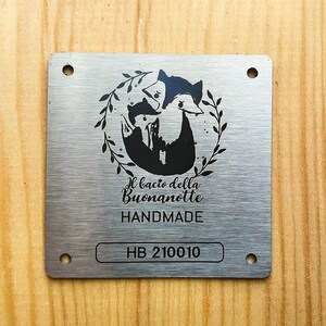 Personalized Craft Metal Tag | Custom Engraving | Stainless Steel ...