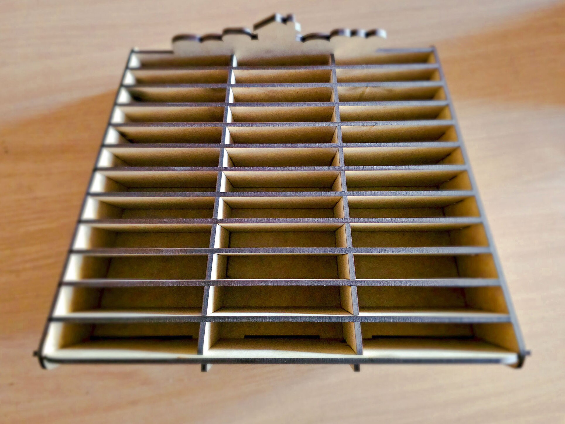 36-grid Wooden Cell Phone Holder Rack With or Without Personalized Logo ...