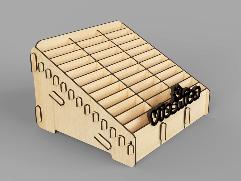 36-grid Wooden Cell Phone Holder Rack With or Without Personalized Logo ...