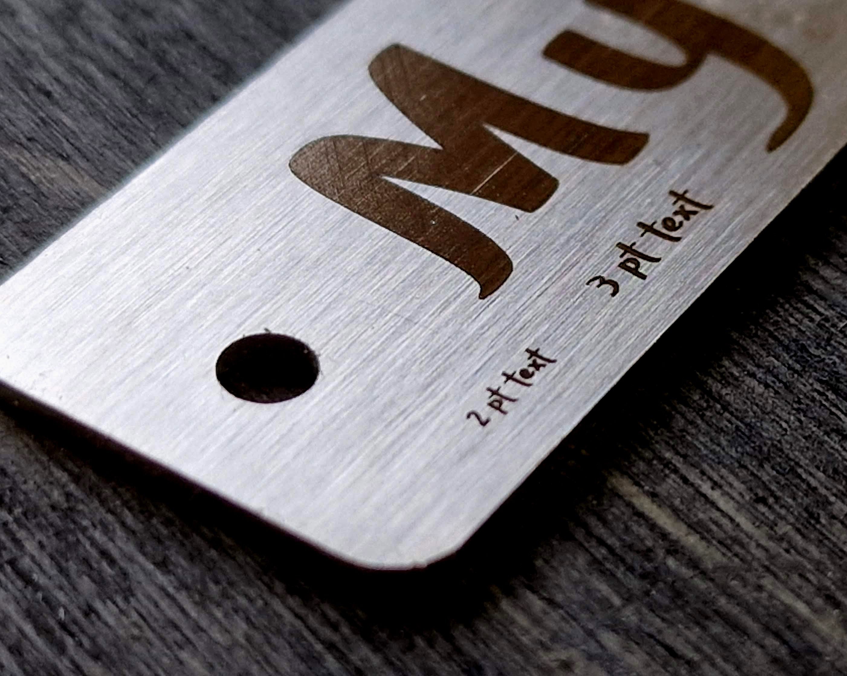 Personalized Craft Metal Tag | Customengraving | Stainless Steel ...
