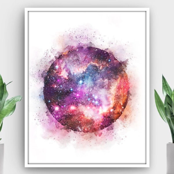 Galaxy Wall Art - Etsy