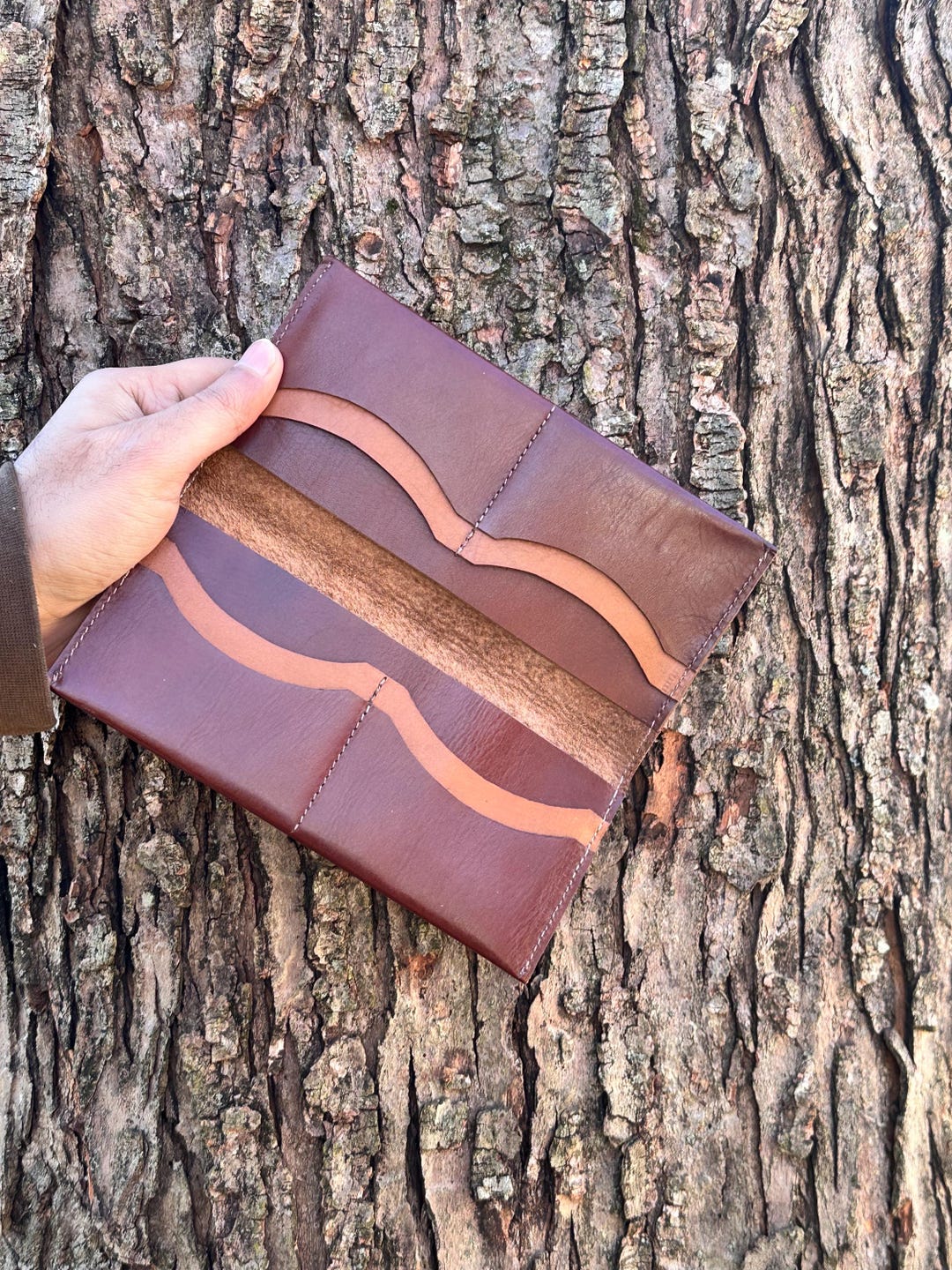 Genuine Leather Handmade Long Wallet | Personalized Women Wallet ...