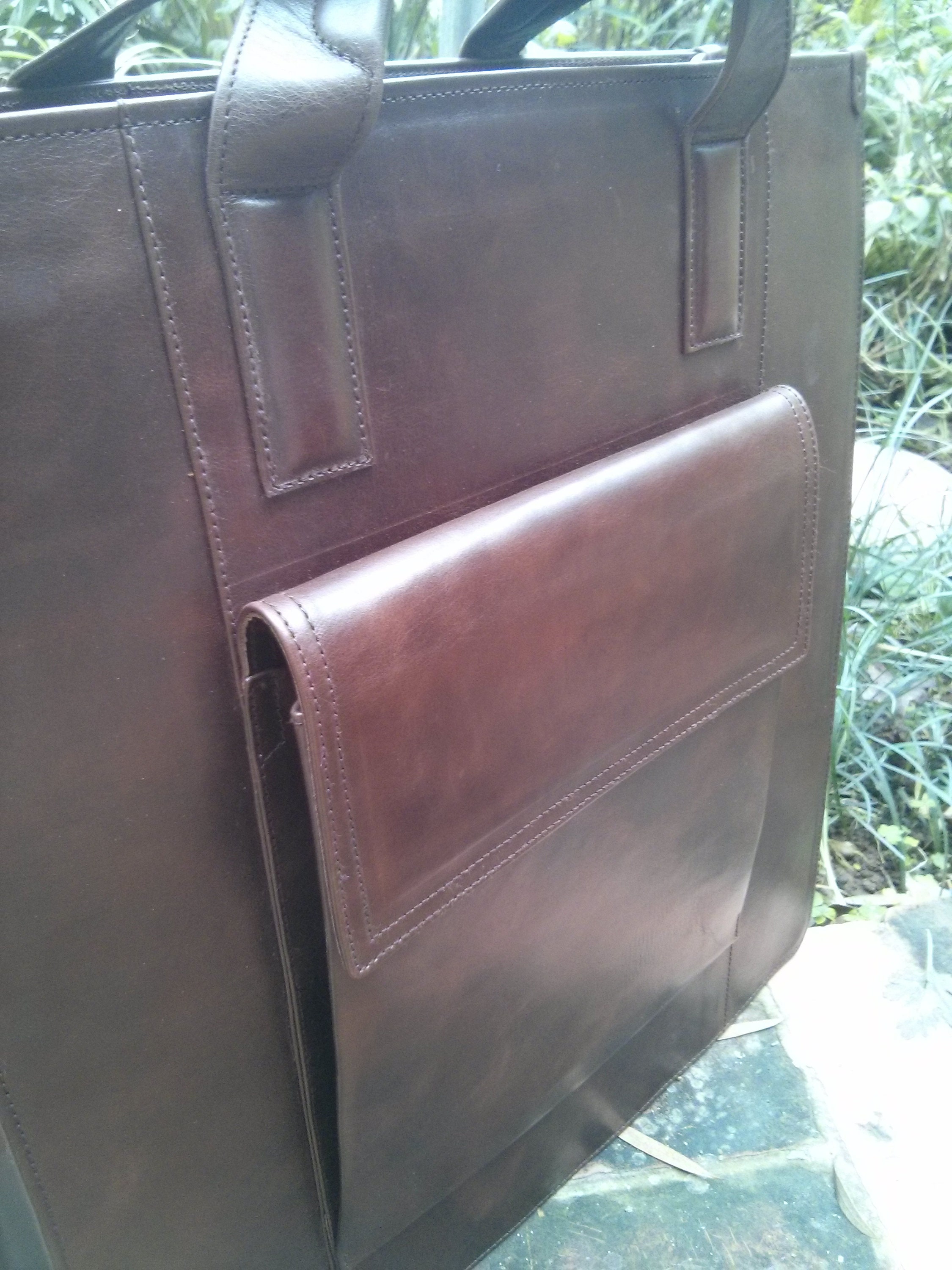 Men Leather Tote Bag Handmade Tote Bag Leather Men - Etsy
