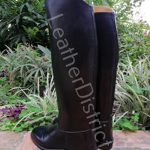 Handmade Equestrian Riding Boots Custom Leather Boots - Etsy