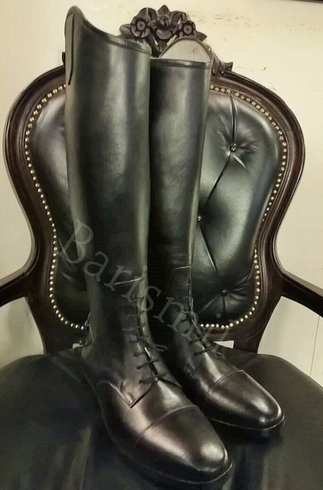Equestrian Riding Boots Leather Riding Field Boots Custom Boots Tall ...