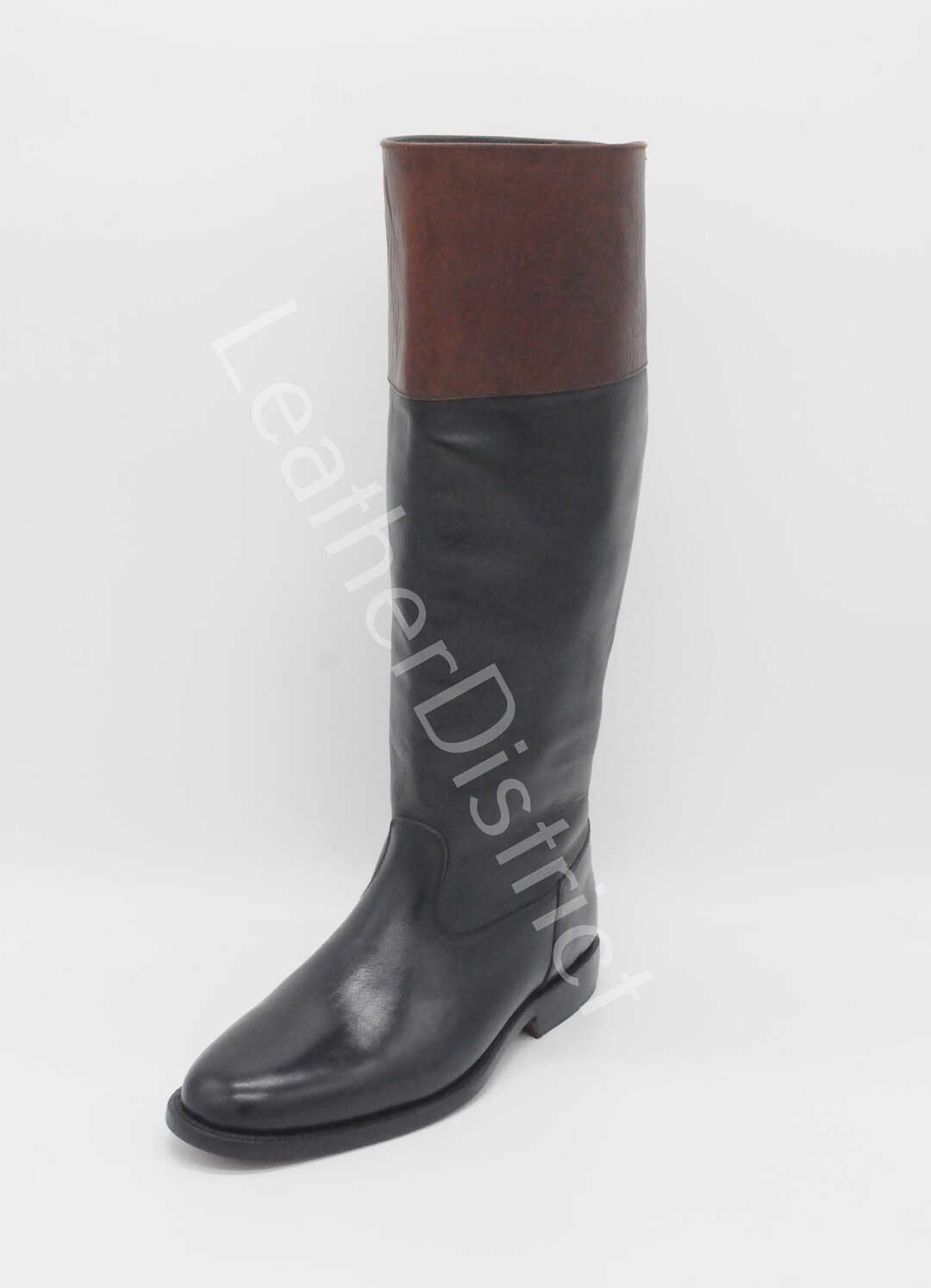 Knee High Boots Leather Riding Boots Handmade Leather Hunting Boots ...