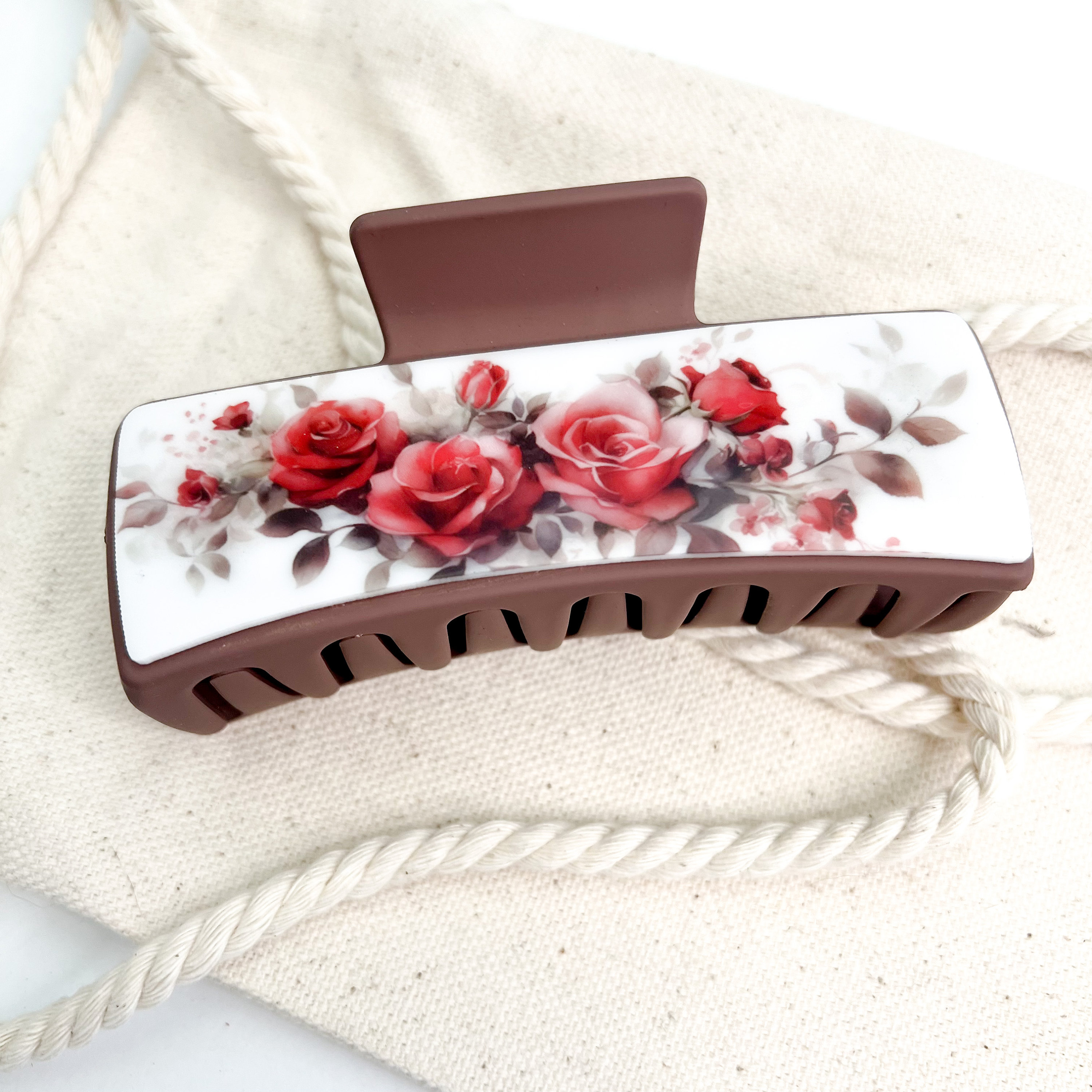 Large Sublimation Hair Claw Clips Blanks White Acrylic Fits 4.2 Clips ...