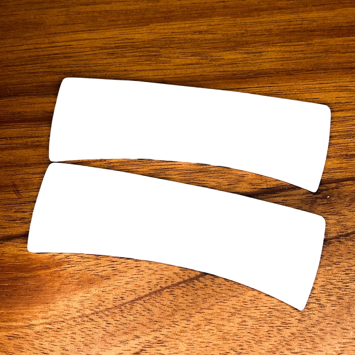 Large Sublimation Hair Claw Clips Blanks - White Acrylic - Fits 4.2 ...