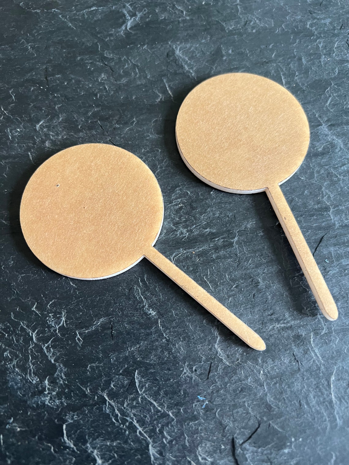 Customizable Sublimation Cupcake Toppers - White Acrylic Craft Blanks ...