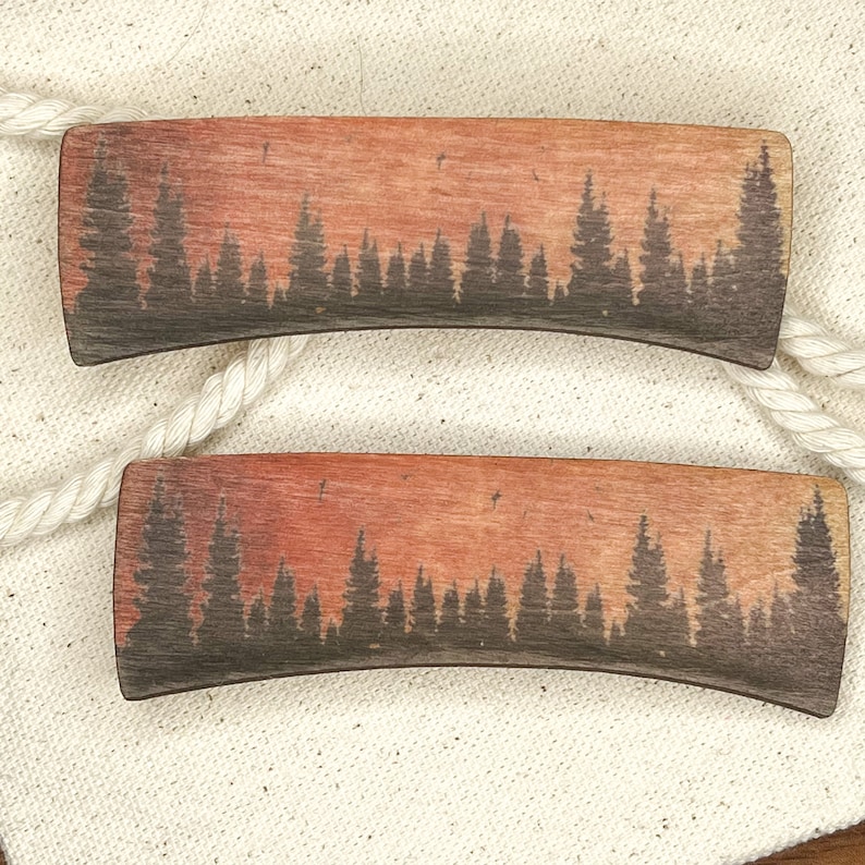 Sublimation Hair Claw Clips Blanks 1/8” Birch Wood Large 12 Pieces (6 ...