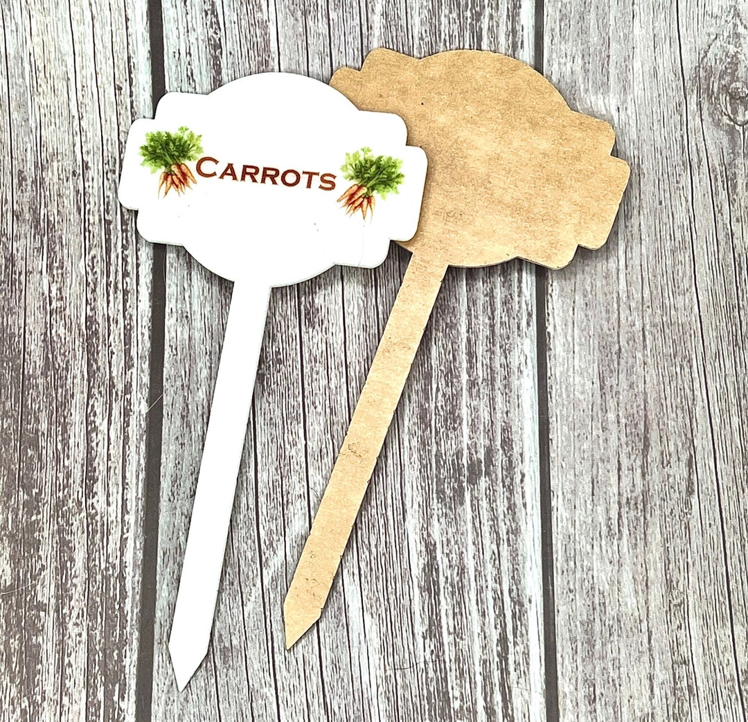 Sublimation Garden Plant Marker Stakes Craft Blanks White Acrylic for ...