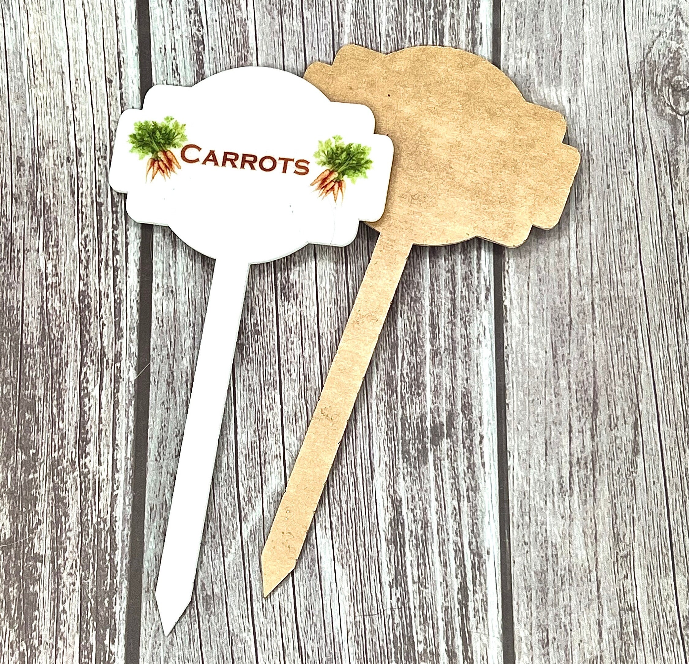Sublimation Garden Plant Marker Stakes Craft Blanks White Acrylic for ...