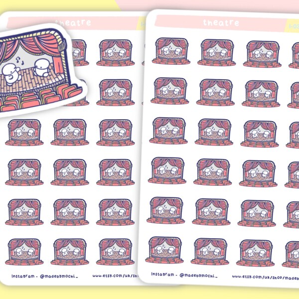 Theatre Stickers - Etsy