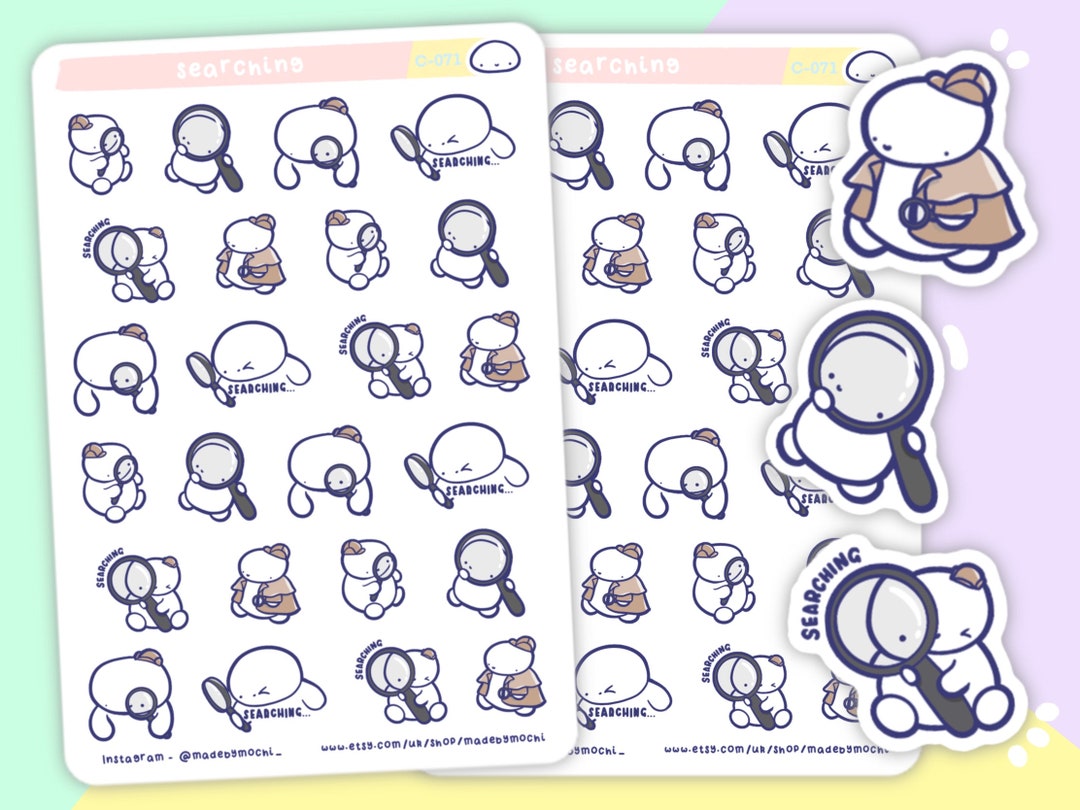 Research Planner Stickers, Assignment Study Stickers, Work Stickers ...