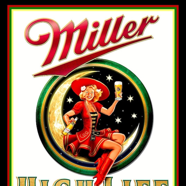 Miller High Life - Etsy