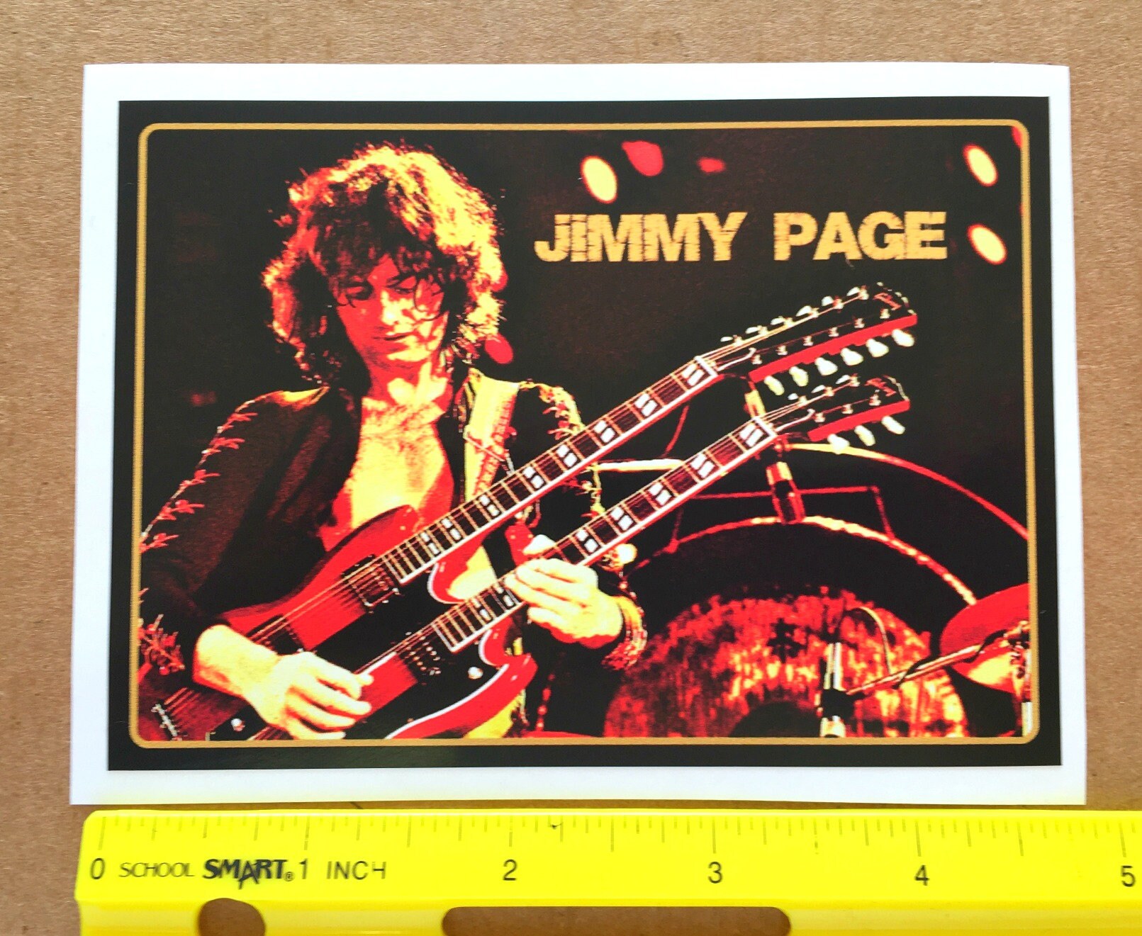 4.75 Guitar Legend JIMMY PAGE Vinyl Sticker. Led | Etsy