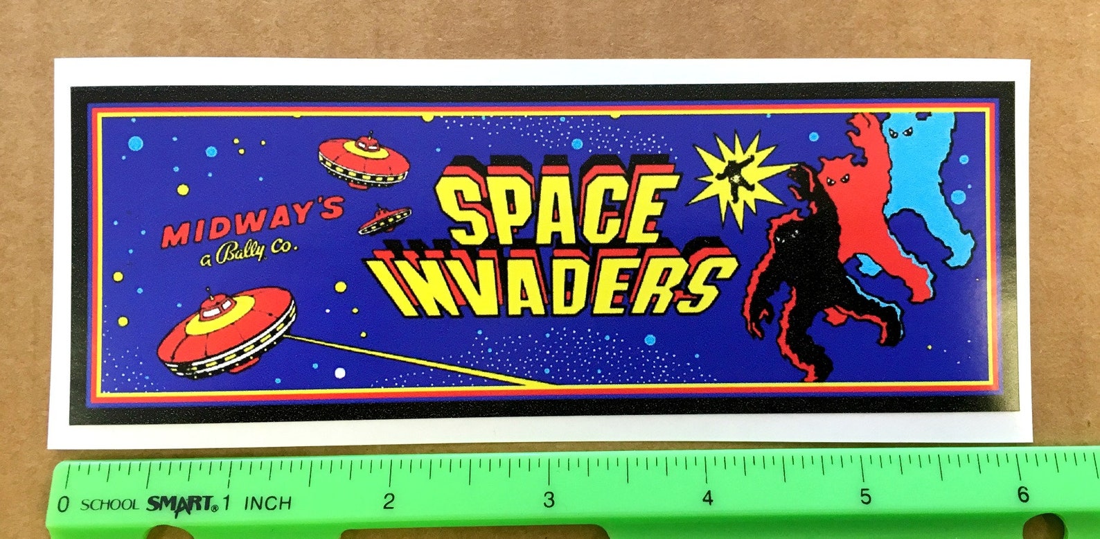 6 Classic Space Invaders Video Game Vinyl Sticker. Video - Etsy
