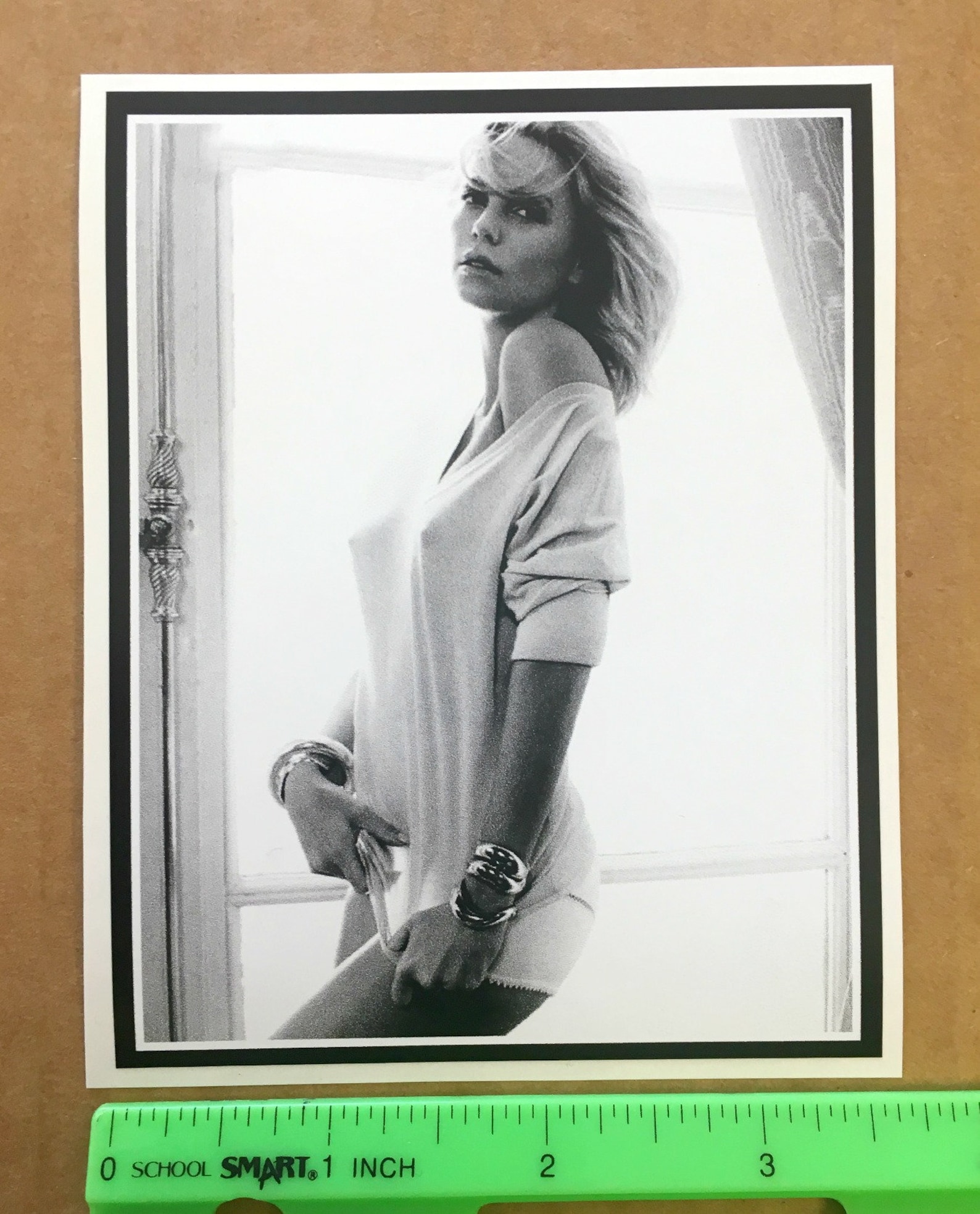4.5" Sexy Charlize Theron Nipples Pin up Girl Vinyl Sticker. B&W Pinup ...