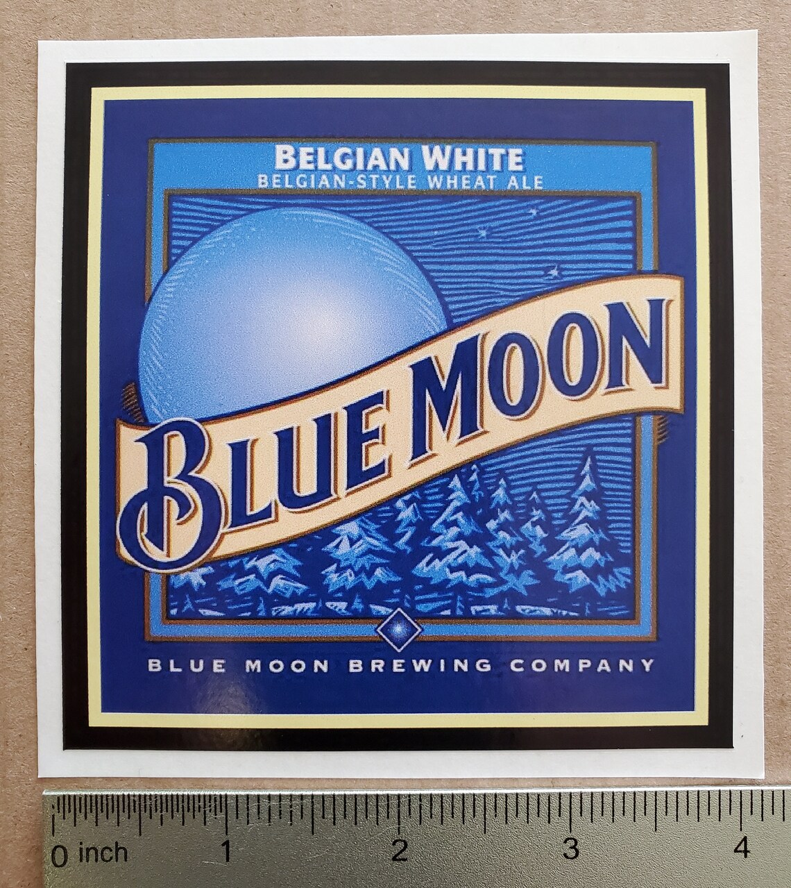 4 Wheat Beer Vinyl Sticker. Lager Ale Decal for Bar - Etsy