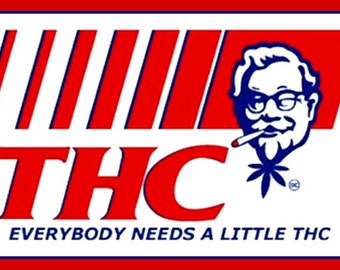 Thc Vinyl Decal - Etsy