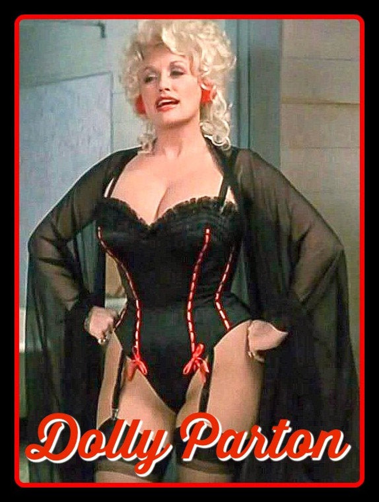 4 5 Busty Dolly Parton Pin Up Girl Vinyl Sticker Sexy Etsy