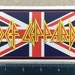 5.5" Def Leppard Union Jack Vinyl Sticker. Classic Heavy Metal Decal ...