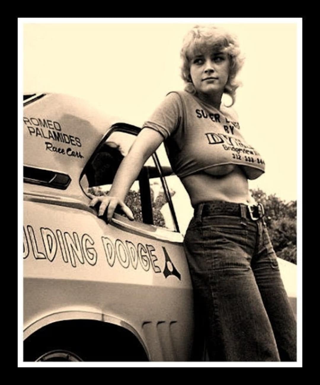 4 25 Busty Hot Rod Pin Up Girl Vinyl Sticker Sexy Vintage Style Drag
