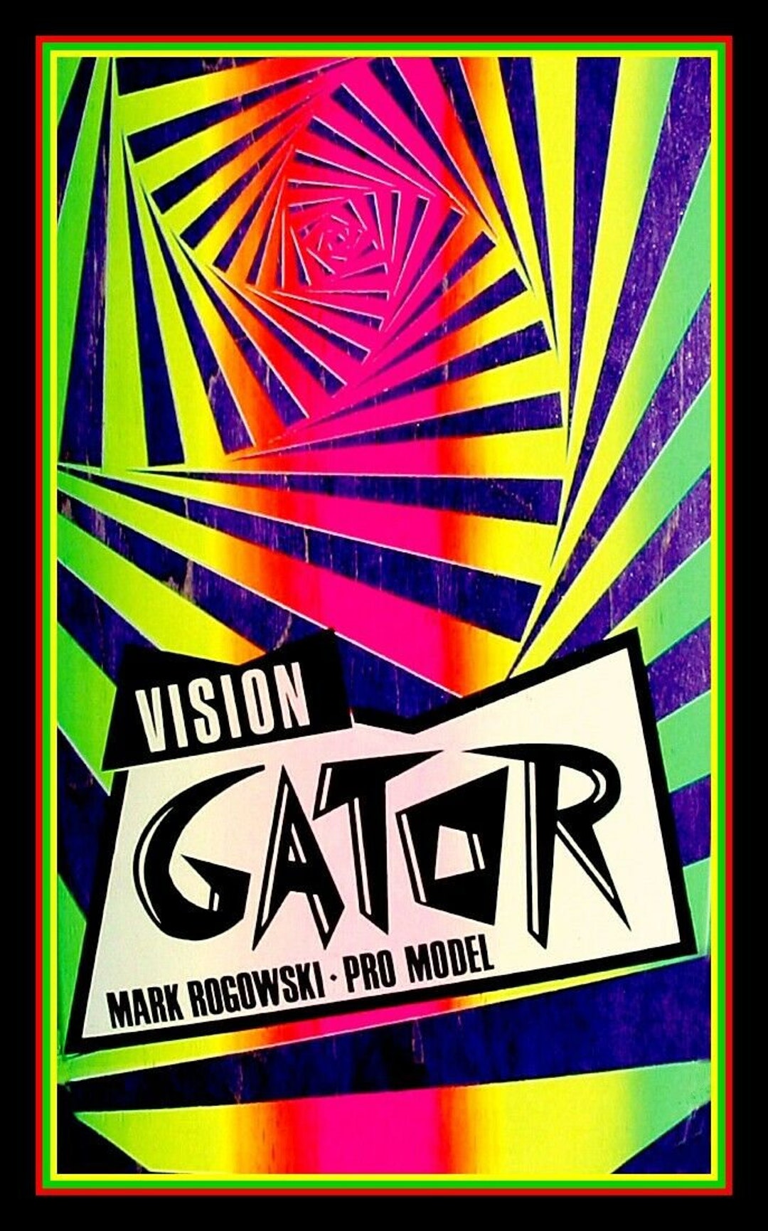 4.75" Vision Gator Vinyl Sticker. Vintage Style Skateboard Decal for ...