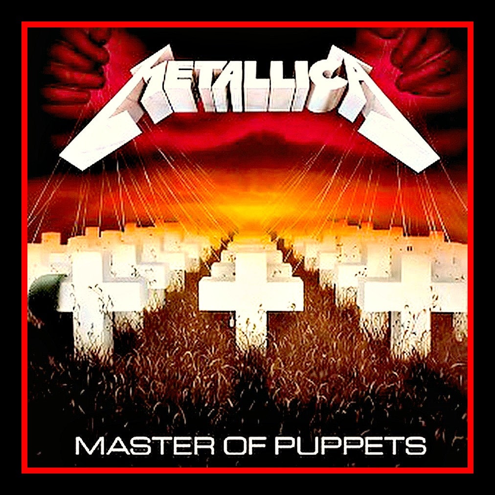 4 Metallica Master of Puppets vinyl sticker. Heavy Metal | Etsy