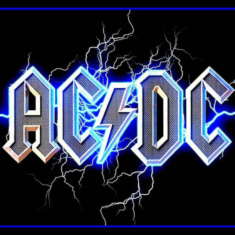 Ac/dc Sticker - Etsy