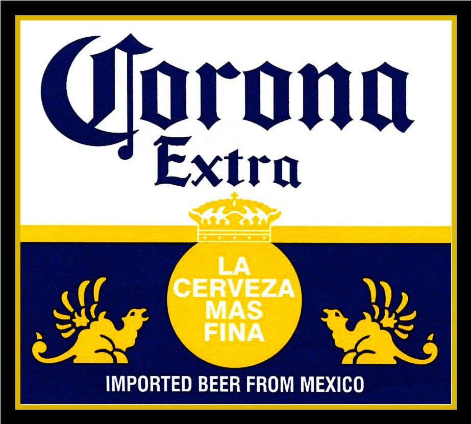 4.5 Mexican Beer Vinyl Sticker. Cerveza Decal for Bar. Many More in My ...