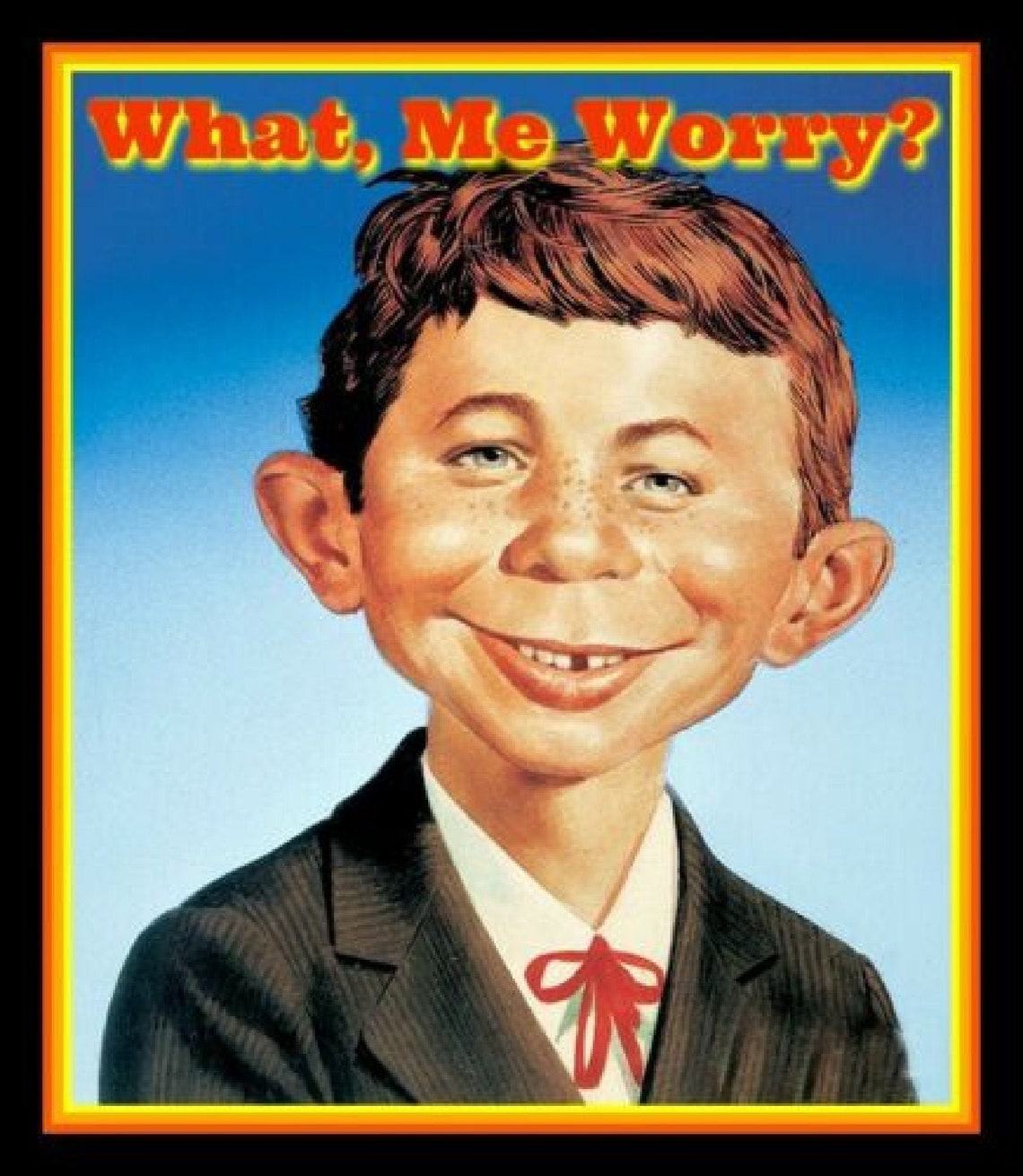 4.5 Alfred E. Neuman What Me Worry vinyl | Etsy