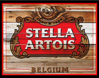 4 Wheat Beer Vinyl Sticker. Lager Ale Decal for Bar | Etsy